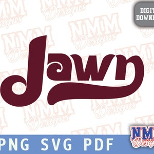 Jawn Philly Sports Svg Png Pdf Svg Files for Cricut Vinyl - Etsy