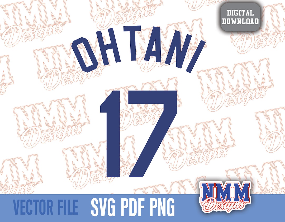 Ohtani Jersey Svg Png, Pdf, Svg Files for Cricut, Vinyl Cut File, for ...