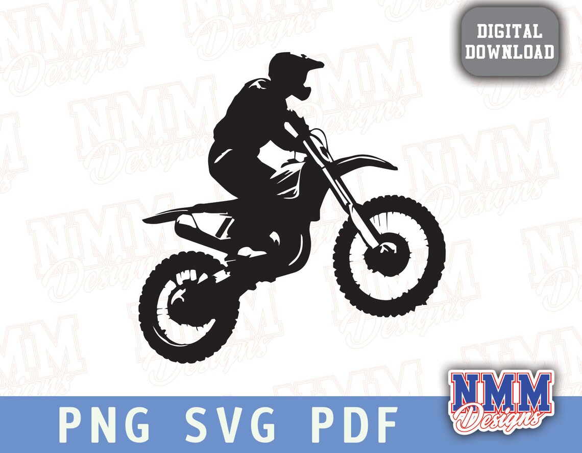 Motocross Svg Motorcycle Svg Dirt Bike Svg Racing Svg - Etsy
