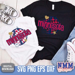 Minnesota Retro Baseball SVG Bundle - PNG, PDF Files for Cricut, Vinyl ...