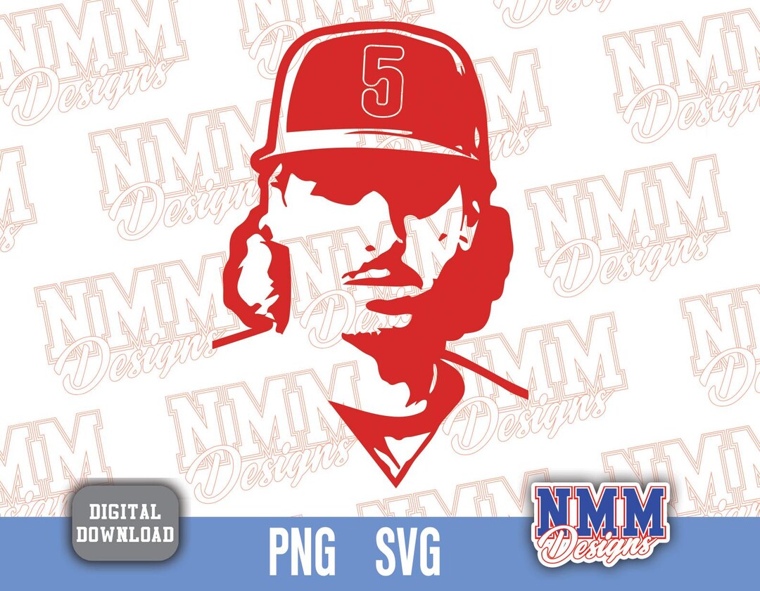 SVG Bryson Stott Cut File, Vinyl, PDF, PNG for Cricut | Iron-on Designs ...