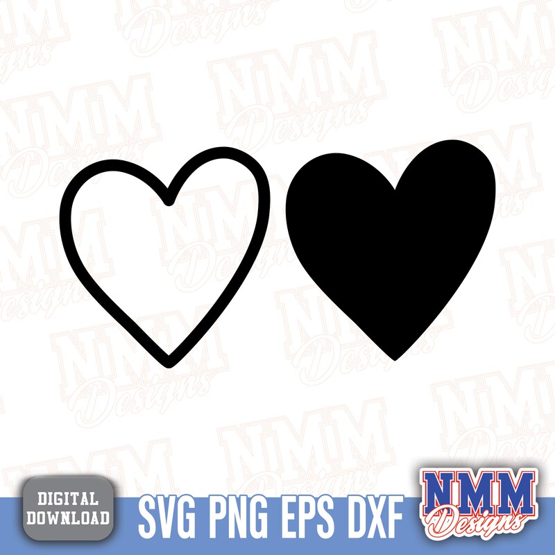 Hand Drawn Heart - Etsy