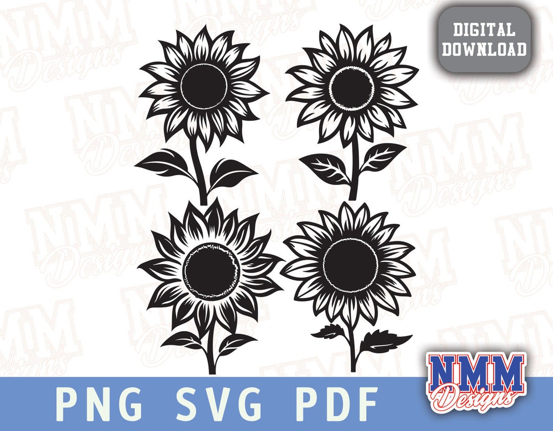 Sunflower SVG, Sunflower SVG, Sunflower Bundle SVG Design, Sunflower ...