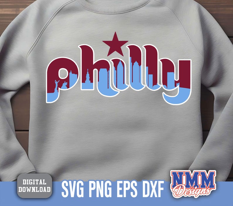 Philly Sports Liberty Bell SVG: Philadelphia City Cut File (digital ...