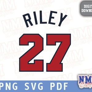 Riley Jersey Svg Png, Pdf, Svg Files for Cricut, Vinyl Cut File, for ...