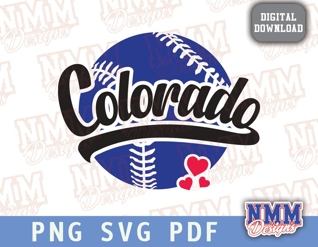 Colorado Baseball SVG: Denver Fan Cut File (digital Download) - Etsy