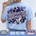 Cheer Rockets Preppy Mascot Png | Digital Download | Purple Black White ...