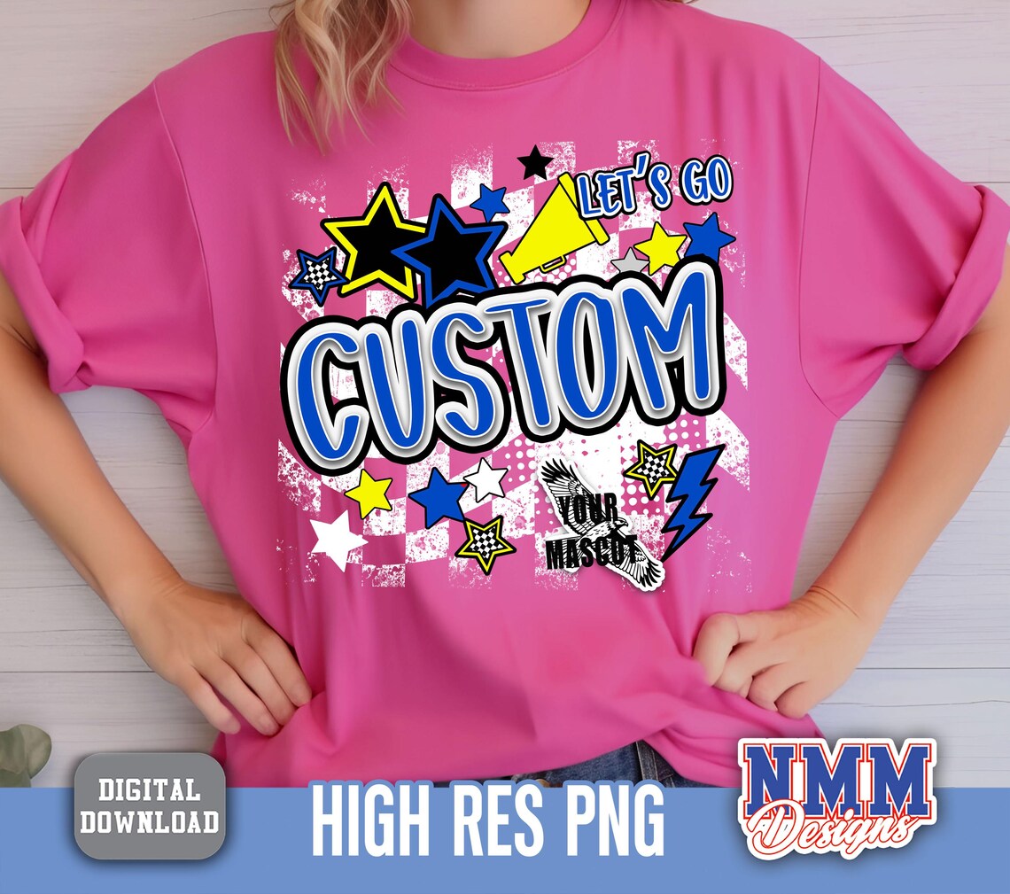 Custom School Mascot PNG: Team Spirit Design (digital Download) - Etsy