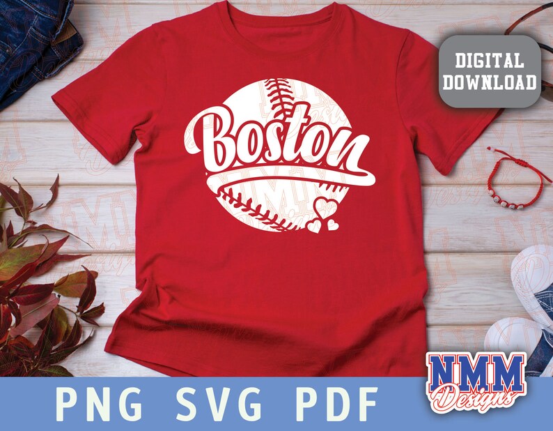 Boston Baseball SVG: Cricut Cut File (digital Download) - Etsy