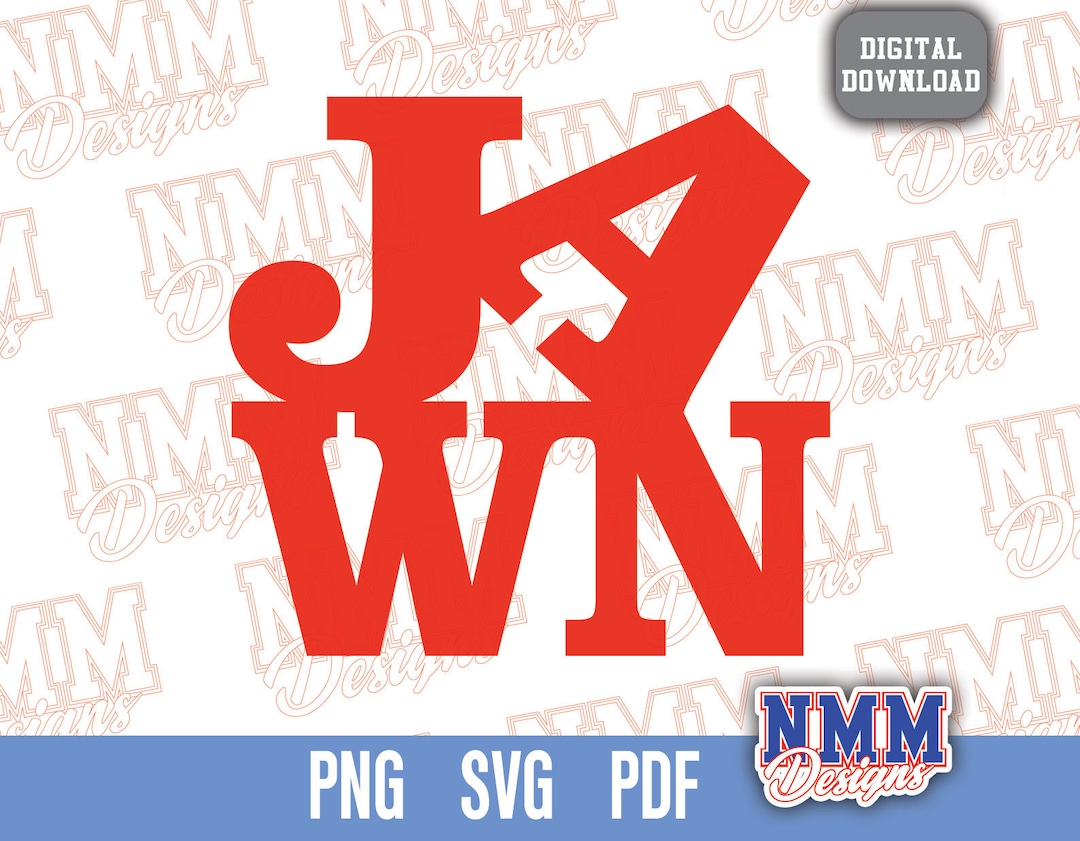 Jawn Philly Sports SVG PNG PDF Files for Cricut, Vinyl Cut & Iron-on ...