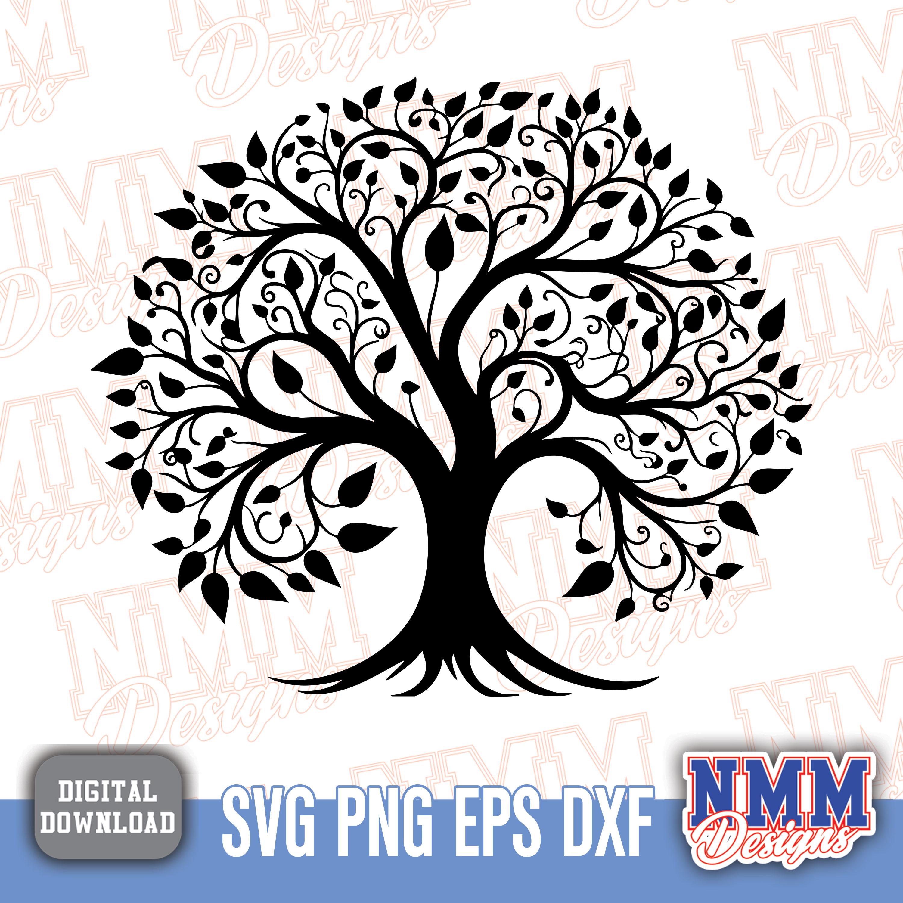 Family Tree SVG Bundle: Ancestry Design for Cricut, Silhouette (digital ...