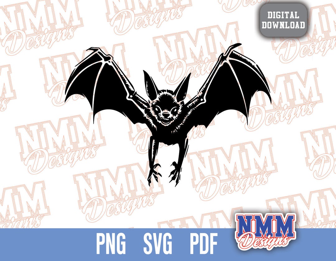 Gothic Bat SVG: Printable Vector Decal, Clipart (digital Download) - Etsy