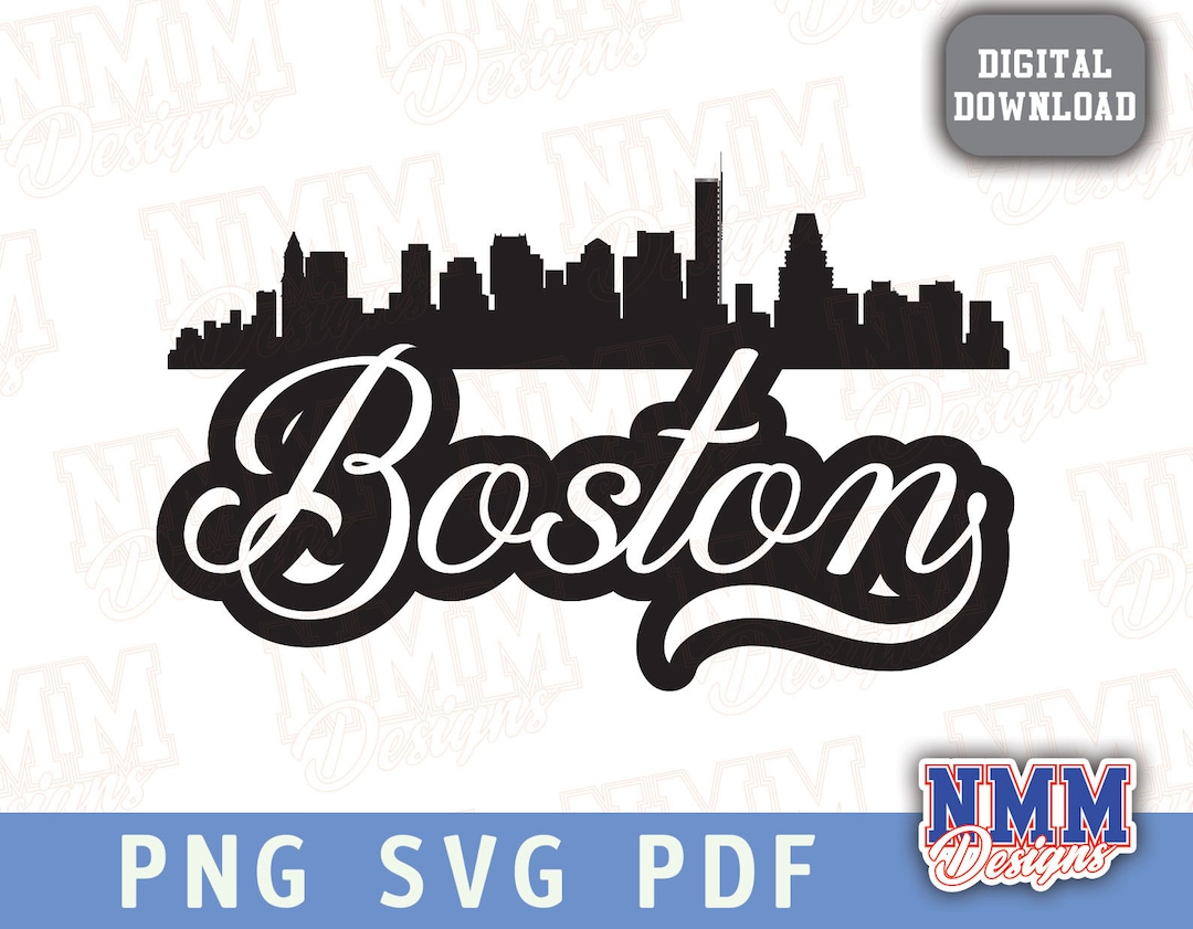 Boston Svg Png, Pdf, Svg Files for Cricut, Vinyl Cut File, Iron on BOS ...