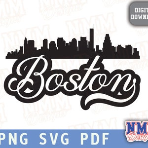 Boston Svg Png Pdf Svg Files for Cricut Vinyl Cut File - Etsy