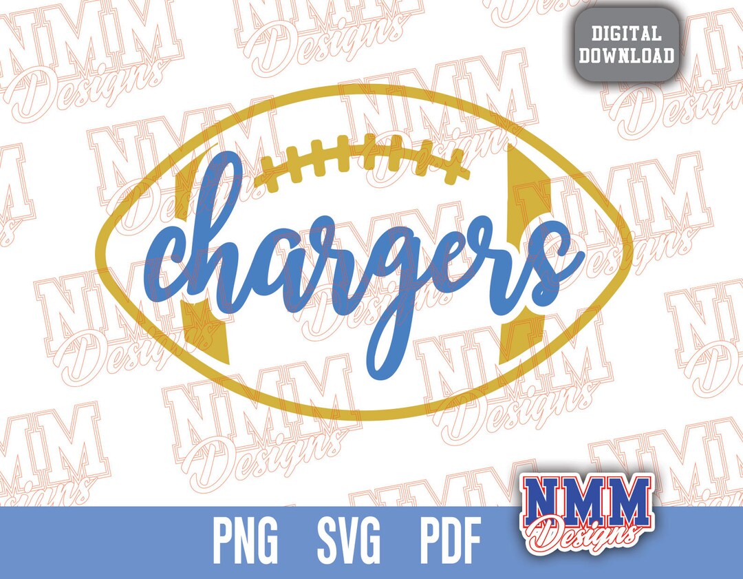 Chargers Sports SVG Team Shirt Football File School Sports Studio3 ...