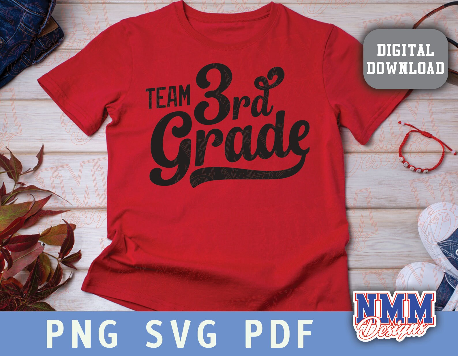 Team 3rd Grade SVG: Retro Teacher Design (digital Download) - Etsy