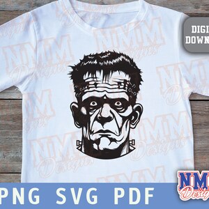 Frankenstein Svg, Creepy Spooky Halloween Png, Classic Movie Monsters ...
