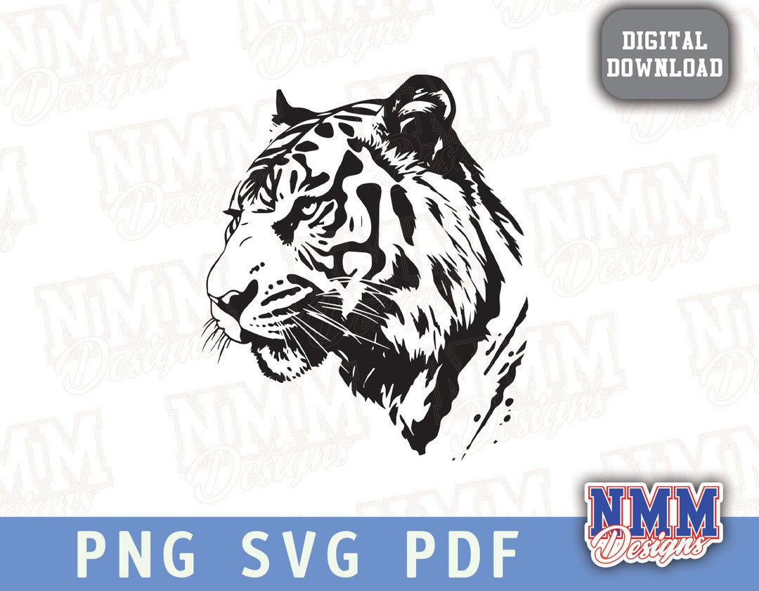 Tiger SVG, File for Cricut, for Silhouette, Cut Files, Png, Dxf, Svg ...