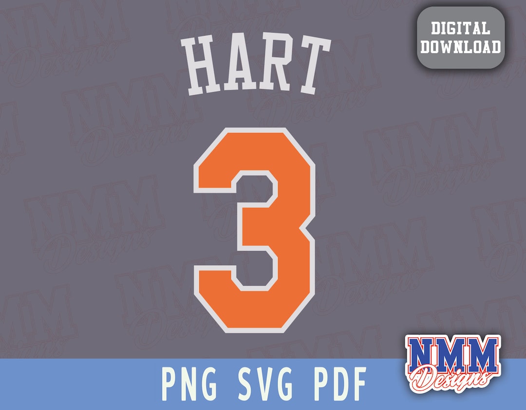 Hart Jersey SVG: School Sports Iron-on Design (digital Download) - Etsy