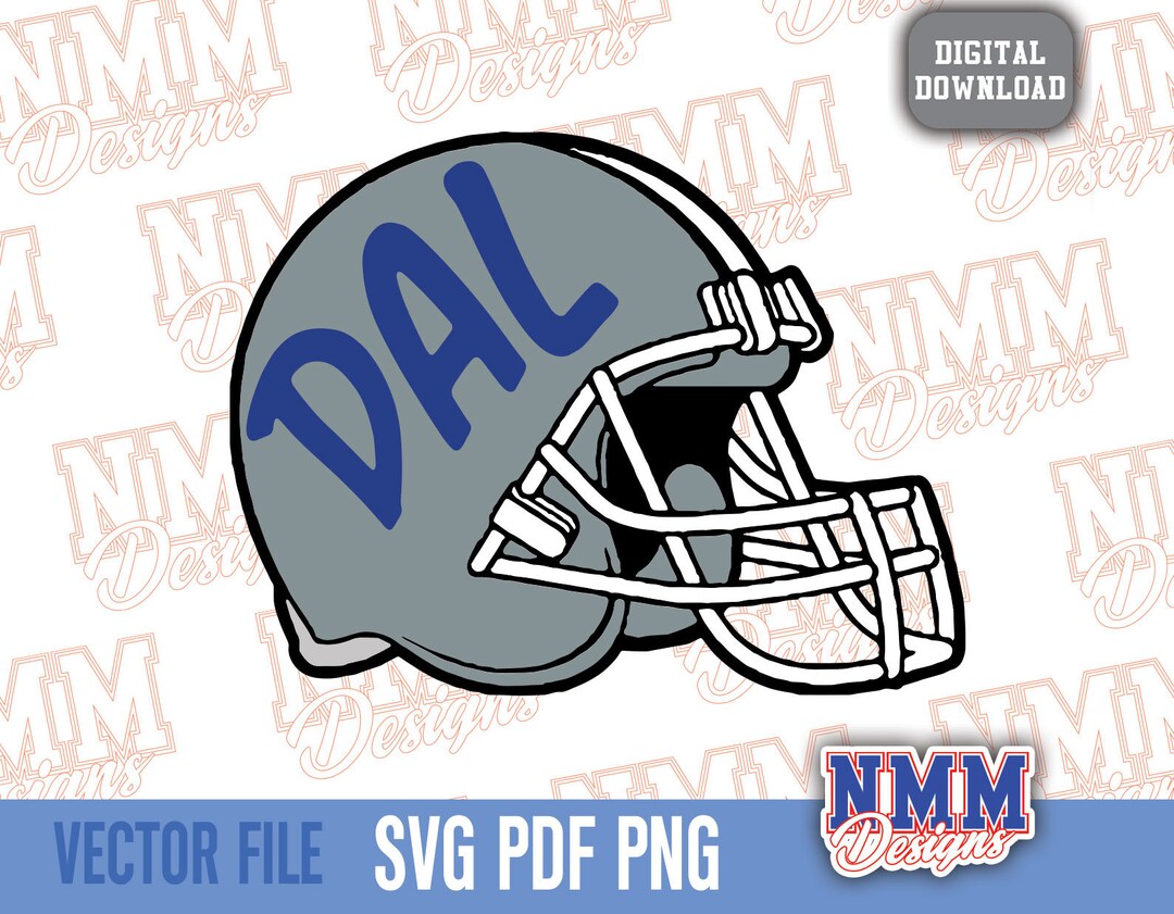 Dallas Football Helmet SVG: Cricut Cut File (digital Download) - Etsy