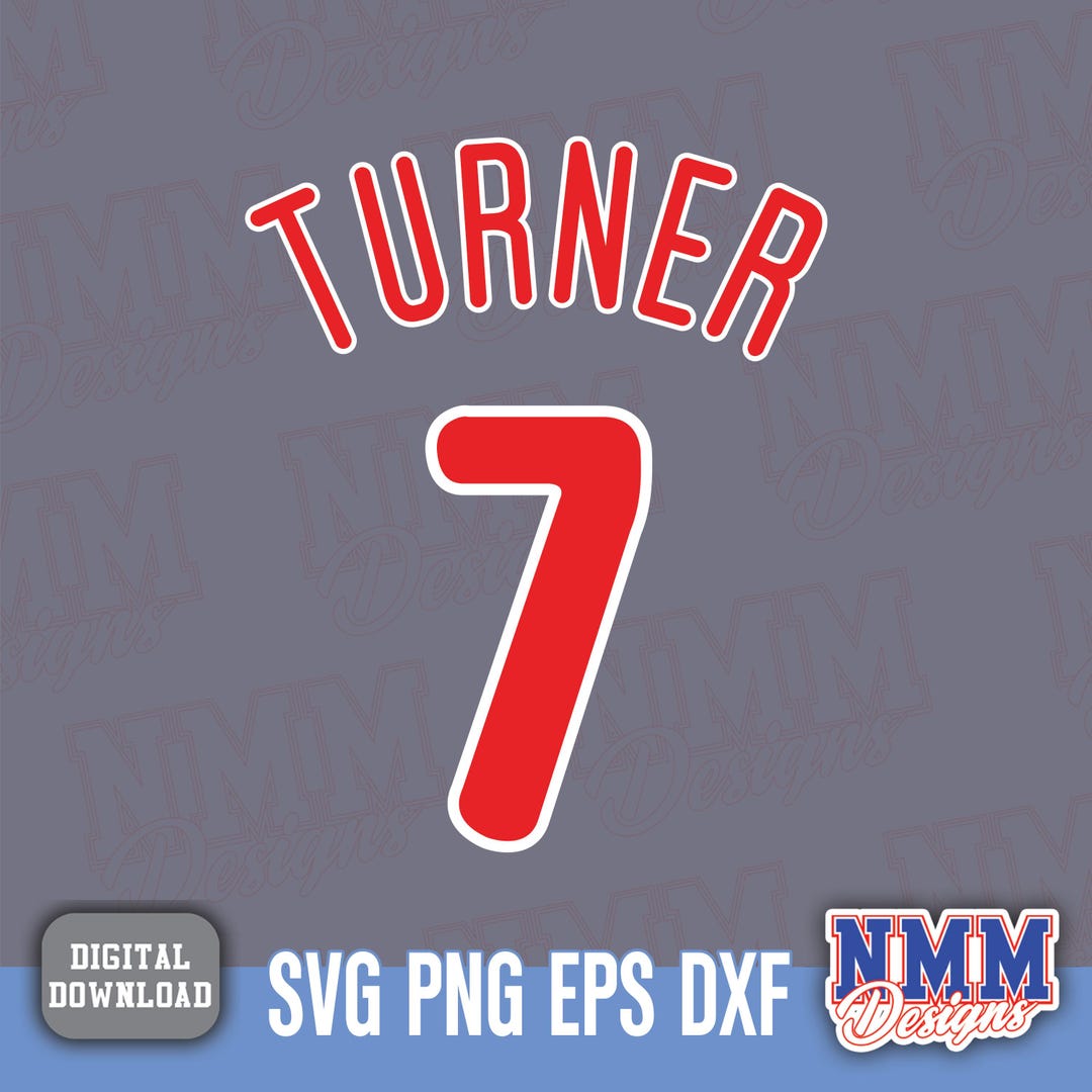 Turner Jersey Number SVG: School Sports Iron on (digital Download) - Etsy