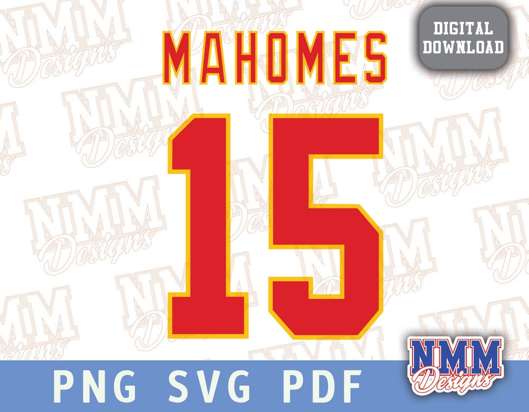 Mahomes Jersey SVG: Cricut Cut File (digital Download) - Etsy