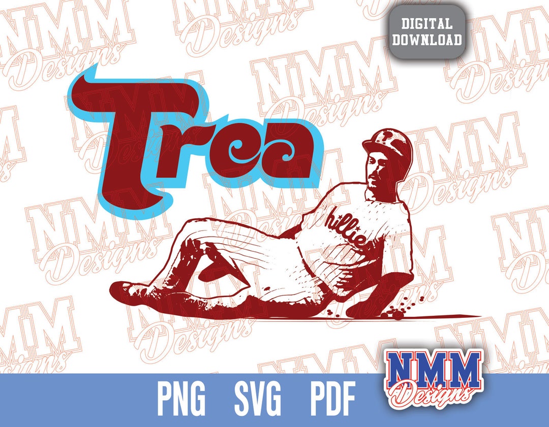 Trea SVG: Philly Baseball Cut File for Cricut (digital Download) - Etsy