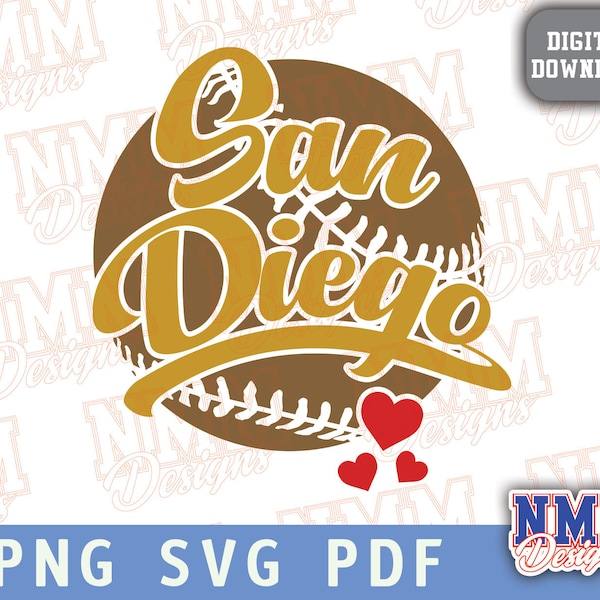 San Diego Padres Svg - Etsy