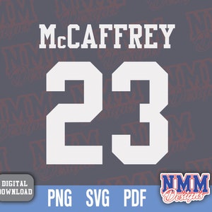 Mccaffery Jersey Svg Png, Pdf, Svg Files for Cricut, Vinyl Cut File ...
