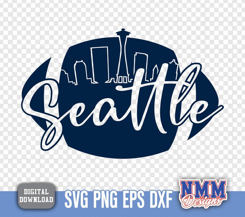 Seattle Football Design, SVG PNG PDF, Digital Download - Etsy