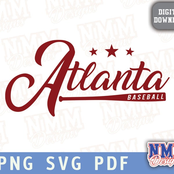 Atlanta Svg - Etsy