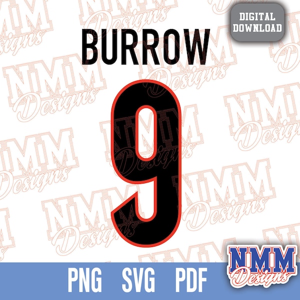 Joe Burrow File - Etsy