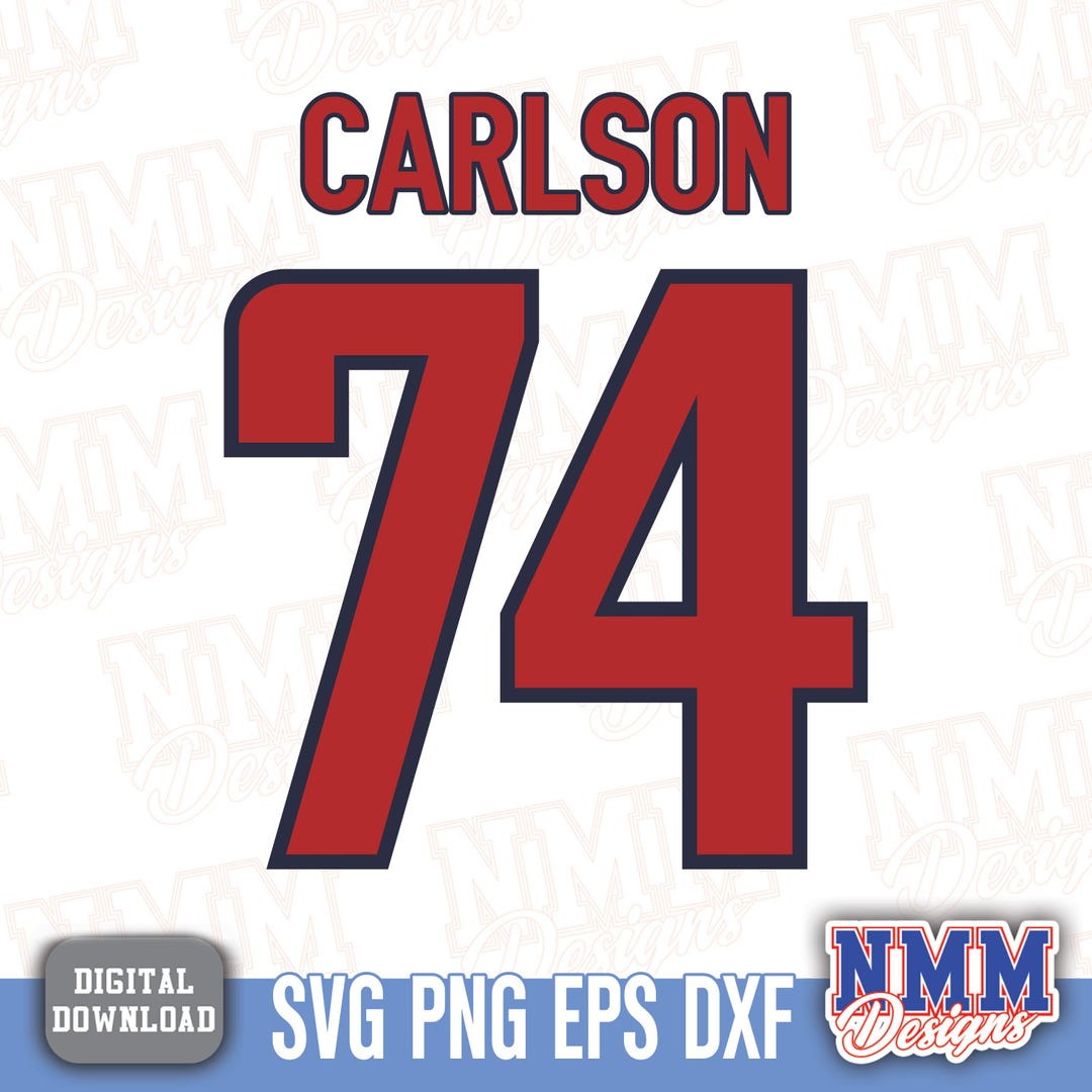 Carlson Jersey Svg Png, Pdf, Svg Files for Cricut, Vinyl Cut File, for Shirts and Mugs, Iron on ...