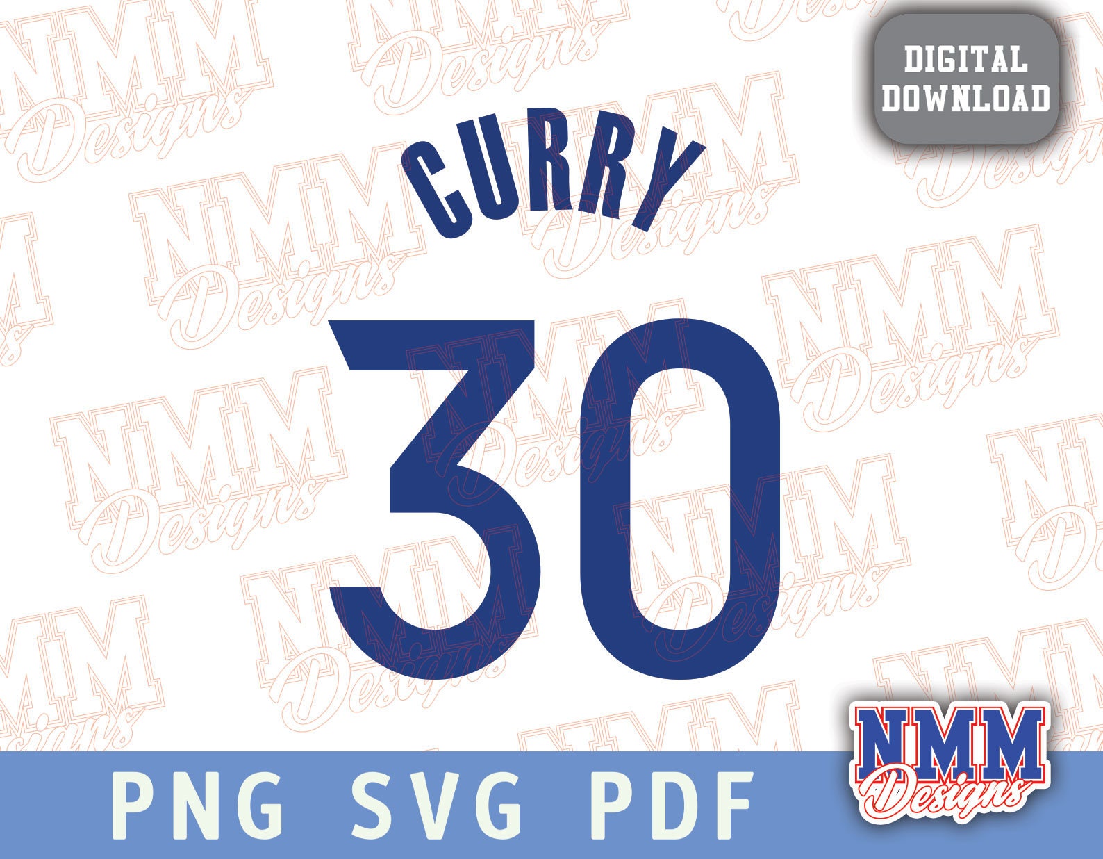 Curry Jersey Svg Png Pdf Svg Files for Cricut Vinyl Cut - Etsy Canada