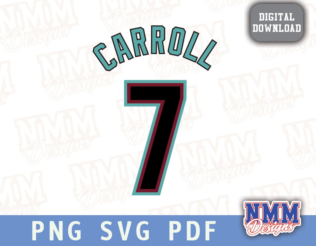 Carroll Jersey Svg Png, Pdf, Svg Files for Cricut, Vinyl Cut File, for ...