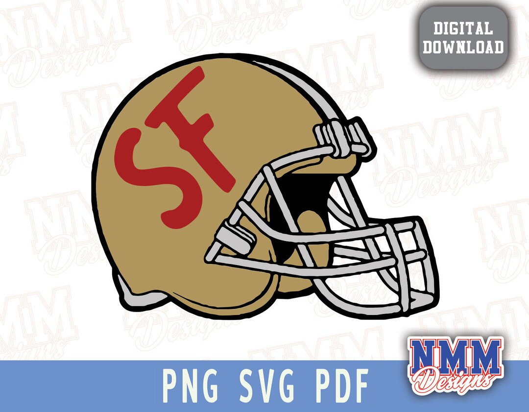 San Fransisco Football Svg Png, Pdf, Svg Files for Cricut, Vinyl Cut ...