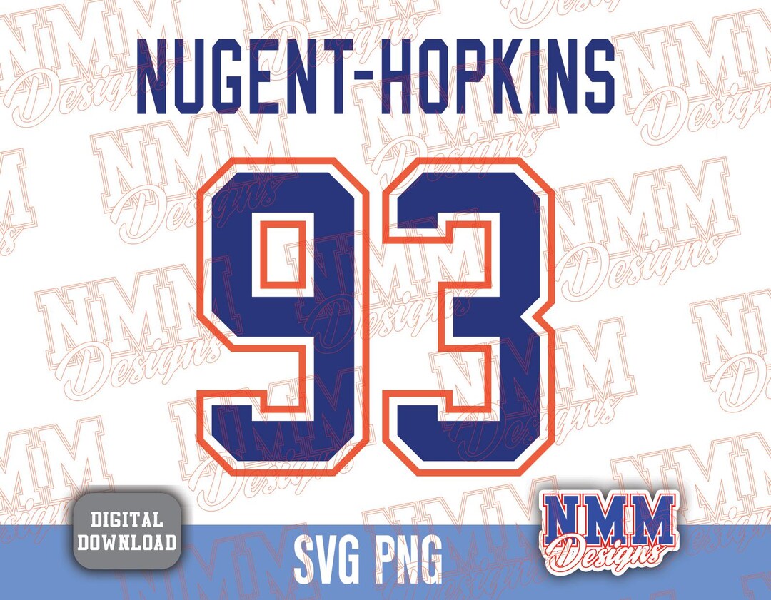 NUGENT-HOPKINS Jersey Svg Png, Pdf, Svg Files for Cricut, Vinyl Cut ...
