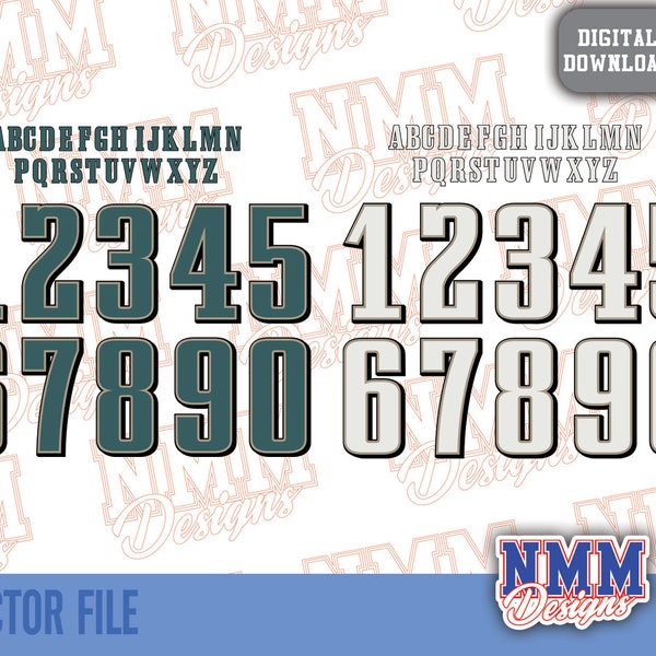 Philadelphia Eagles Font - Etsy