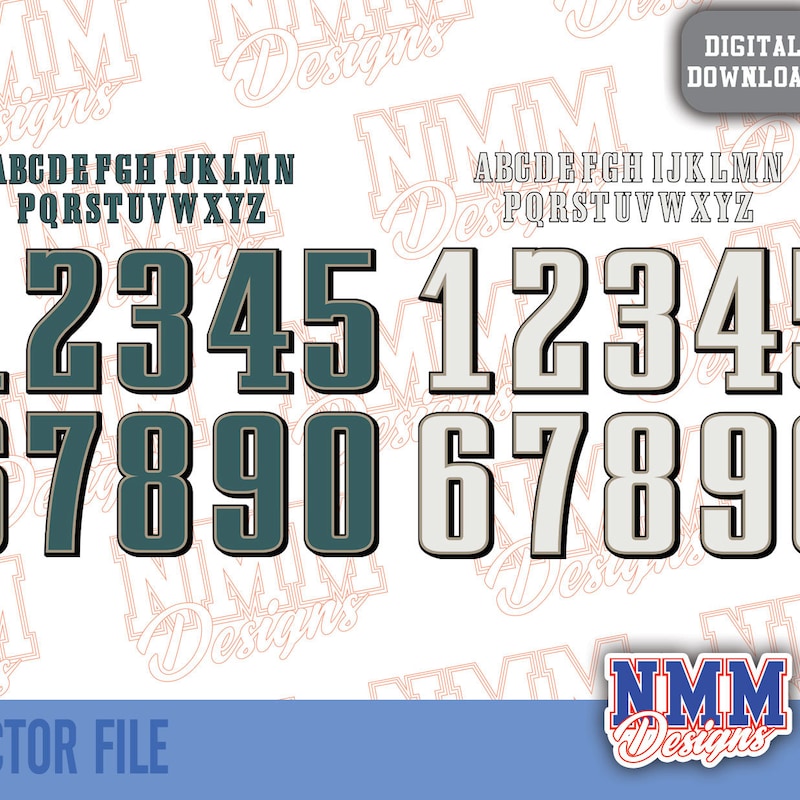 Philadelphia Eagles Font - Etsy