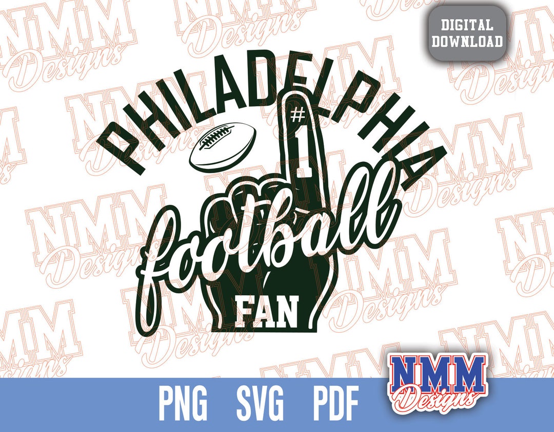 Philly Football Svg Png, Pdf, Svg Files for Cricut, Vinyl Cut File ...