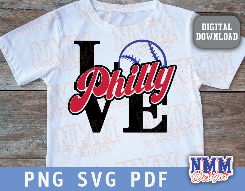 Philly Love Svg Png Pdf Svg Files for Cricut Vinyl Cut - Etsy