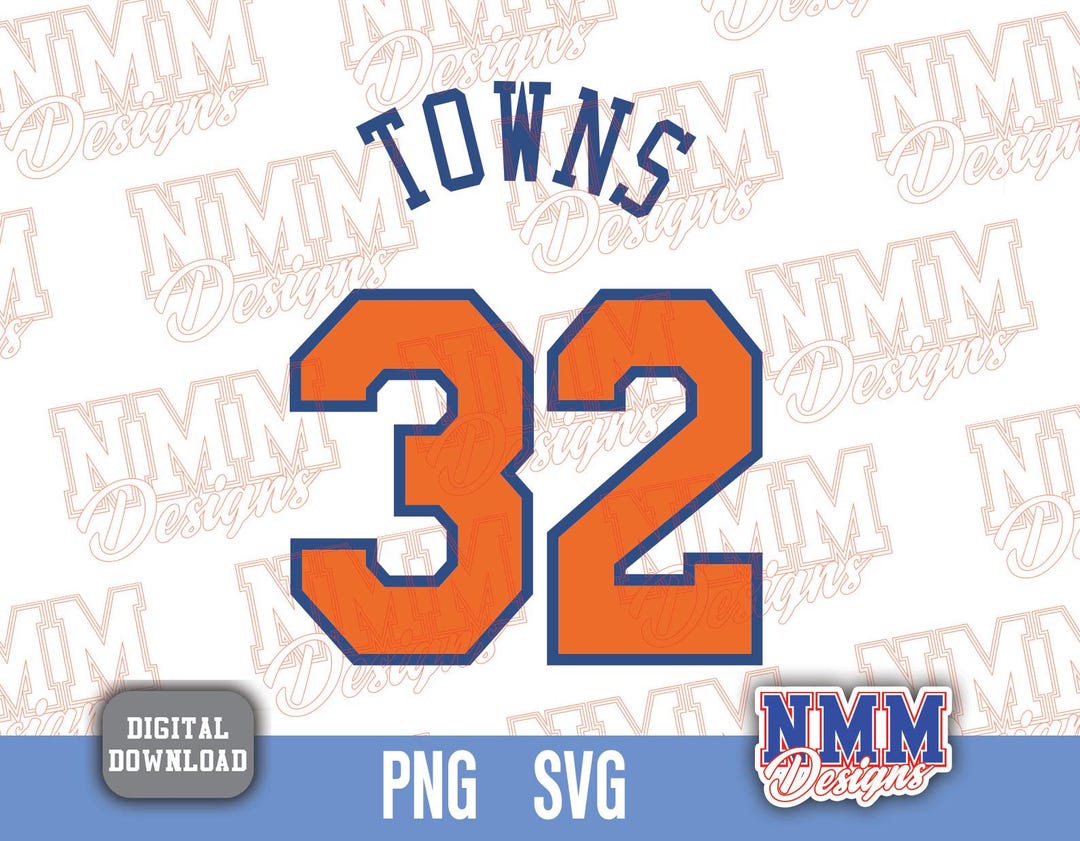 Towns Jersey Svg Png, Svg Files for Cricut, Vinyl Cut File, for Shirts ...