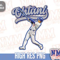 Shohei Ohtani Caricature FACE Vector Clipart - Etsy