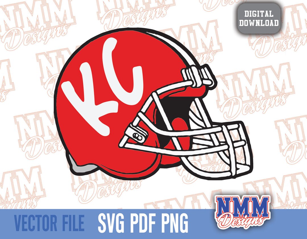KC Football Svg Png, Pdf, Svg Files for Cricut, Vinyl Cut File, Iron on ...