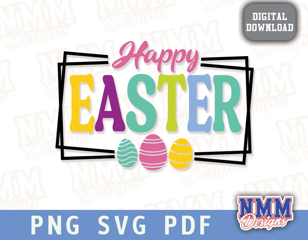 Happy Easter Bunny Svg, Bunny Svg, Easter Svg, Rabbit Svg, Bunny Rabbit ...
