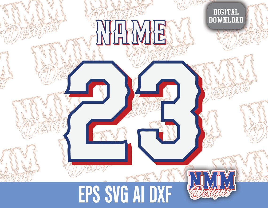 Texas Sports Team Font SVG: Baseball Jersey Letters (digital Cut File ...