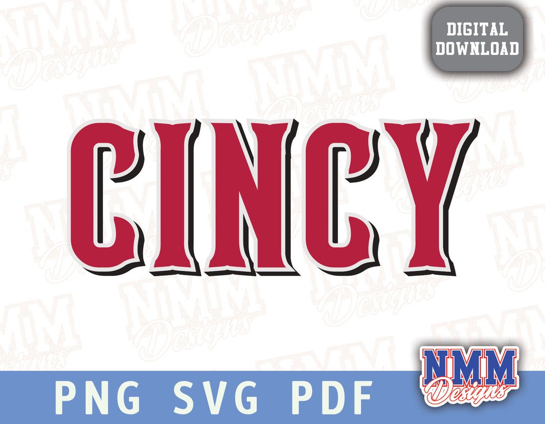 Cincinnati Baseball SVG: Cincy Design for Cricut, Vinyl Cut File ...