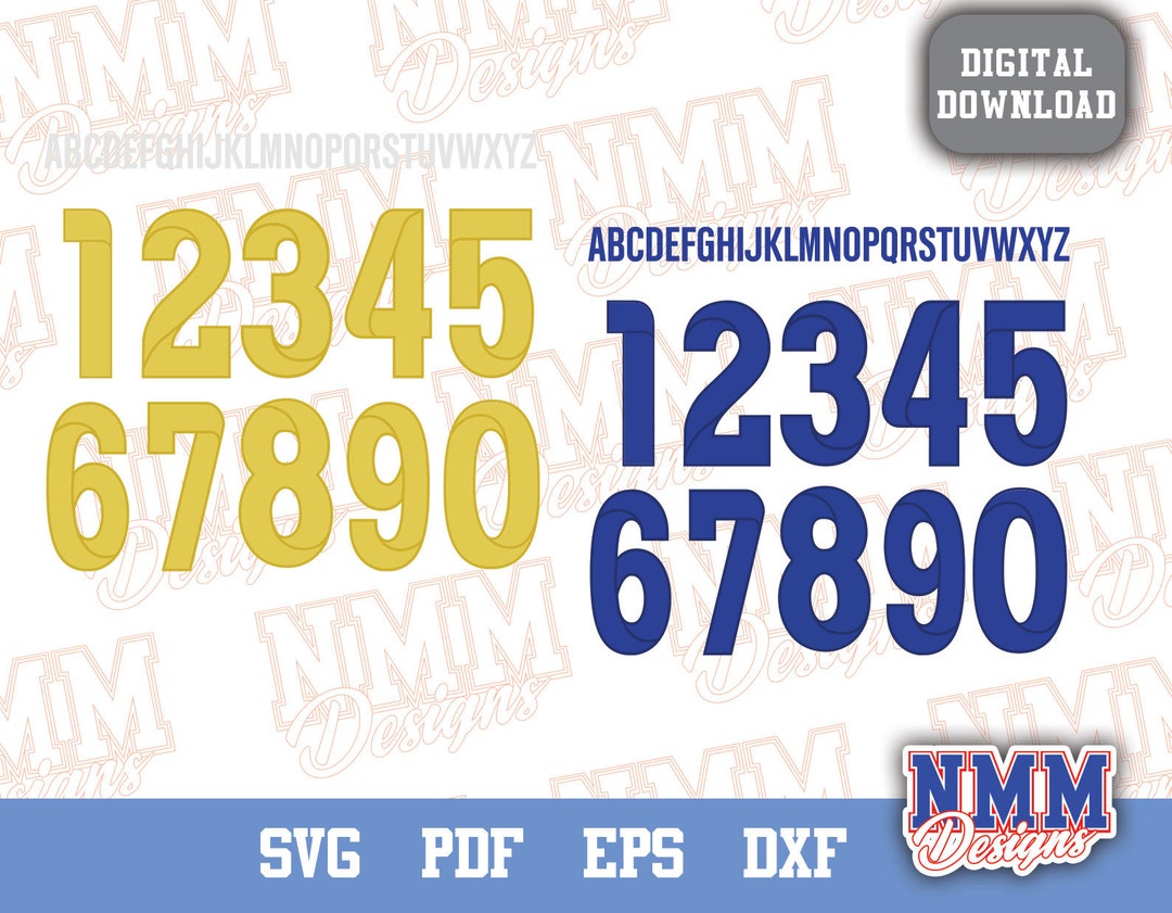 Los Angeles Sports SVG Football Team Shirt Jersey Letters File Sports ...