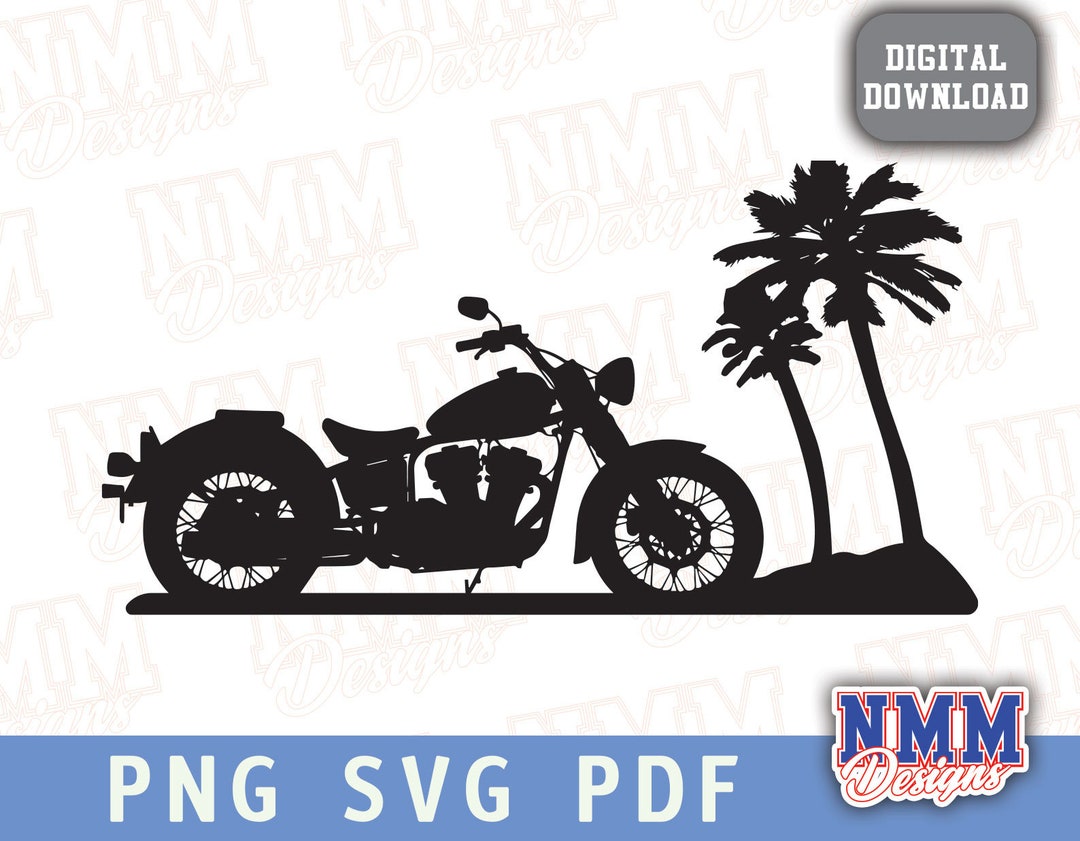 Street Sport Bike Motorcycle Silhouette SVG PNG Cut File - Biker ...