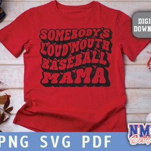 Baseball Mama Retro Font SVG PNG PDF (digital Download) - Etsy